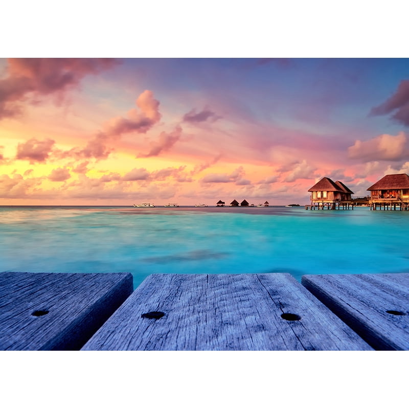 SHENGYONGBAO Vinyl Custom Photo Backdrops Bokeh Scenery Flower Wood ...