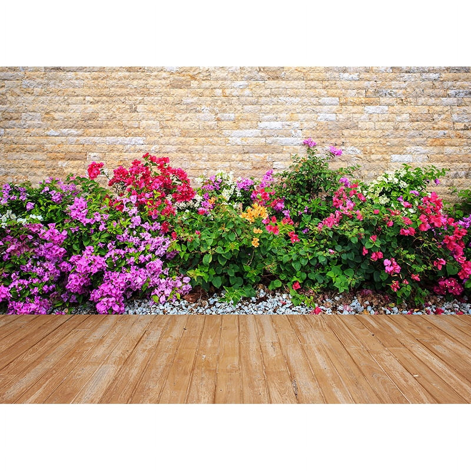 SHENGYONGBAO Vinyl Custom Photo Backdrops Bokeh Scenery Flower Wood ...