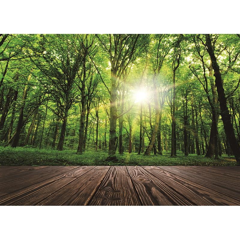 SHENGYONGBAO Vinyl Custom Photo Backdrops Bokeh Scenery Flower Wood ...