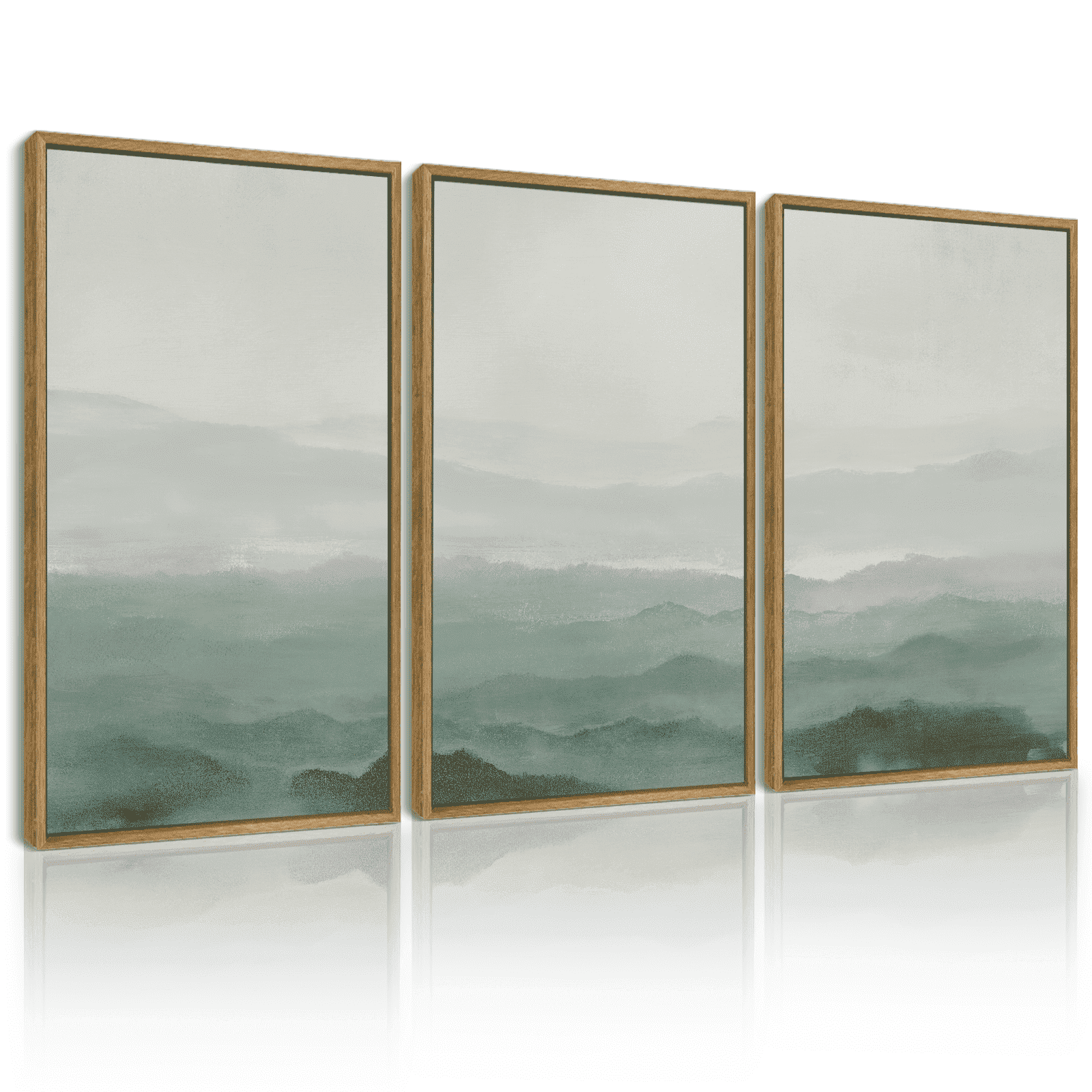 SHENIFY, Abstract Landscape Wall Art, 16x24in 3pcs, Framed - Walmart.com