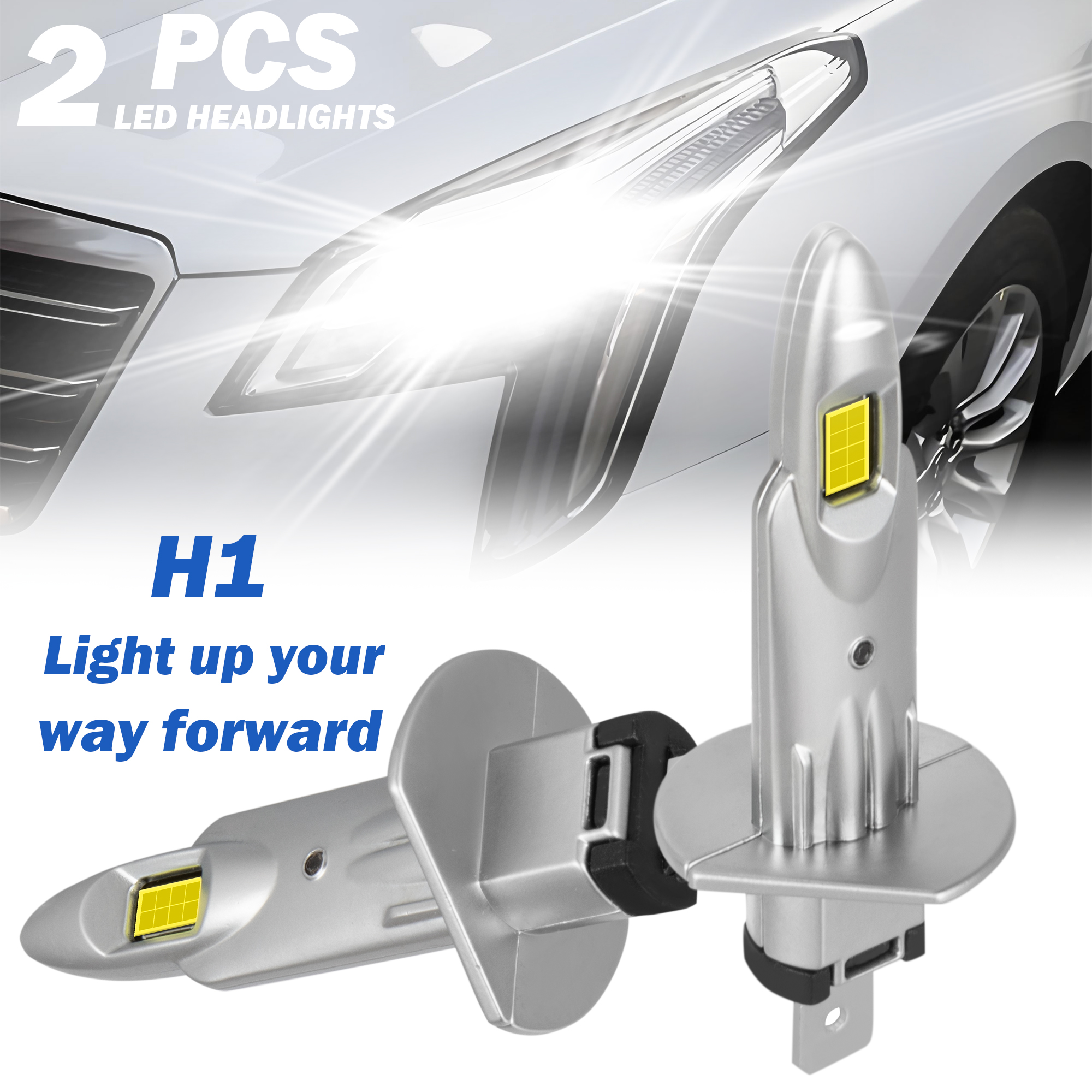 SHENKENU For Mazda Miata 2001-2003 LED Fog Light Bulb H1 Lamp 2 Pack ...