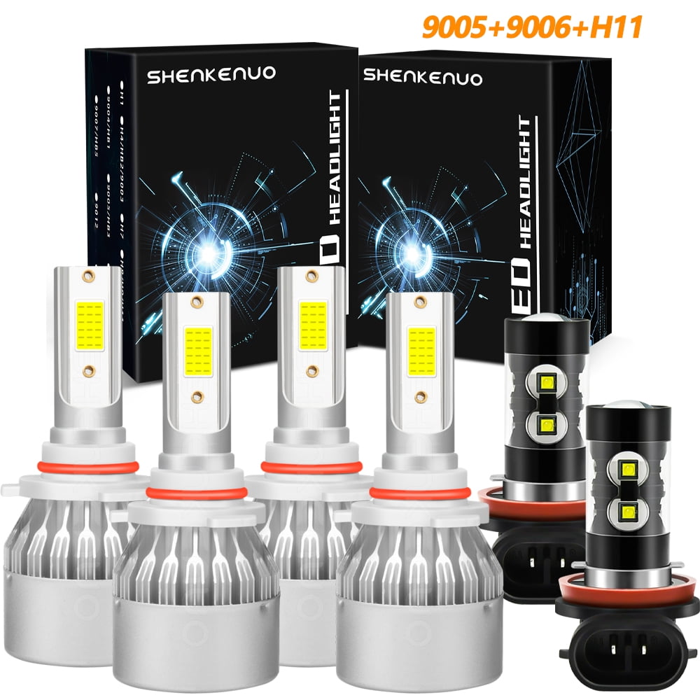 SHENKENU For Mitsubishi Lancer 2008-2015 LED Headlights High Low Fog ...
