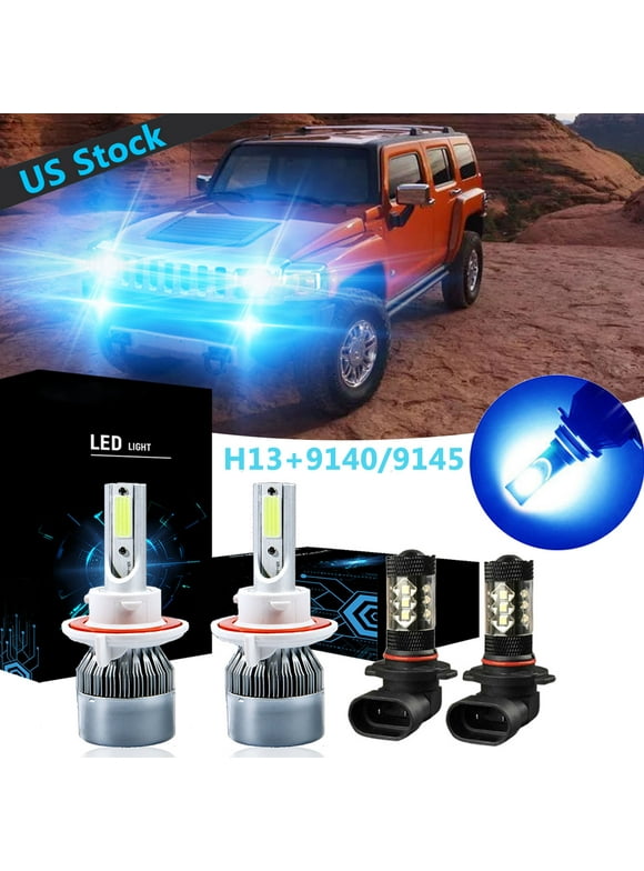 H13 LED Headlight Bulbs in LED Headlight Bulbs - Walmart.com