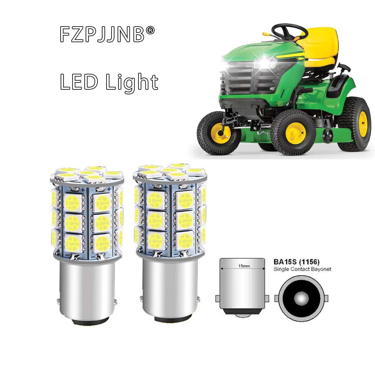 SHENKENUO SUPER BRIGHT LED light bulbs For Deere S100 S120 S140 S160 ...