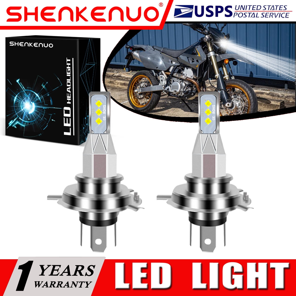 SHENKENUO for Suzuki DR200S DR200SE DR250/SE DRZ400 DR650S DR650SE 2X ...
