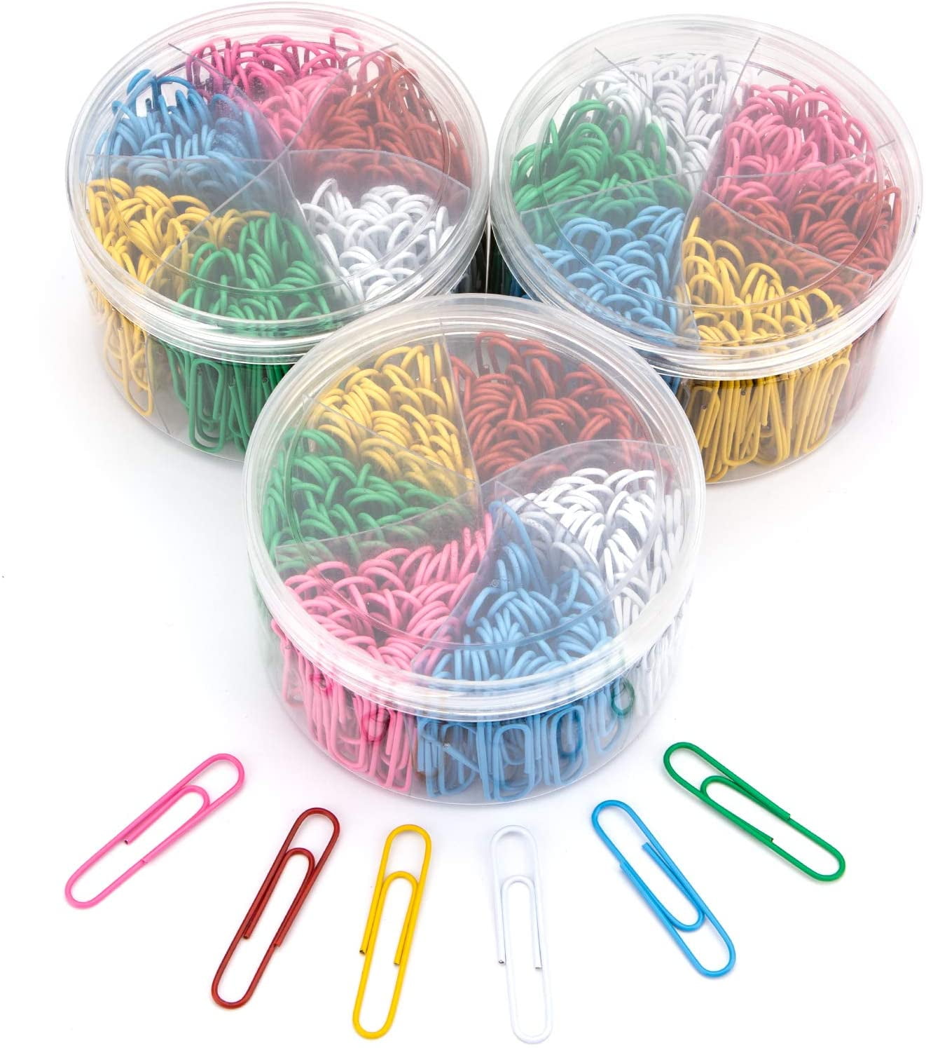 SHENSHA 900 Pieces 2 Inch Jumbo Paper Clips, Vinyl Coated Large ...