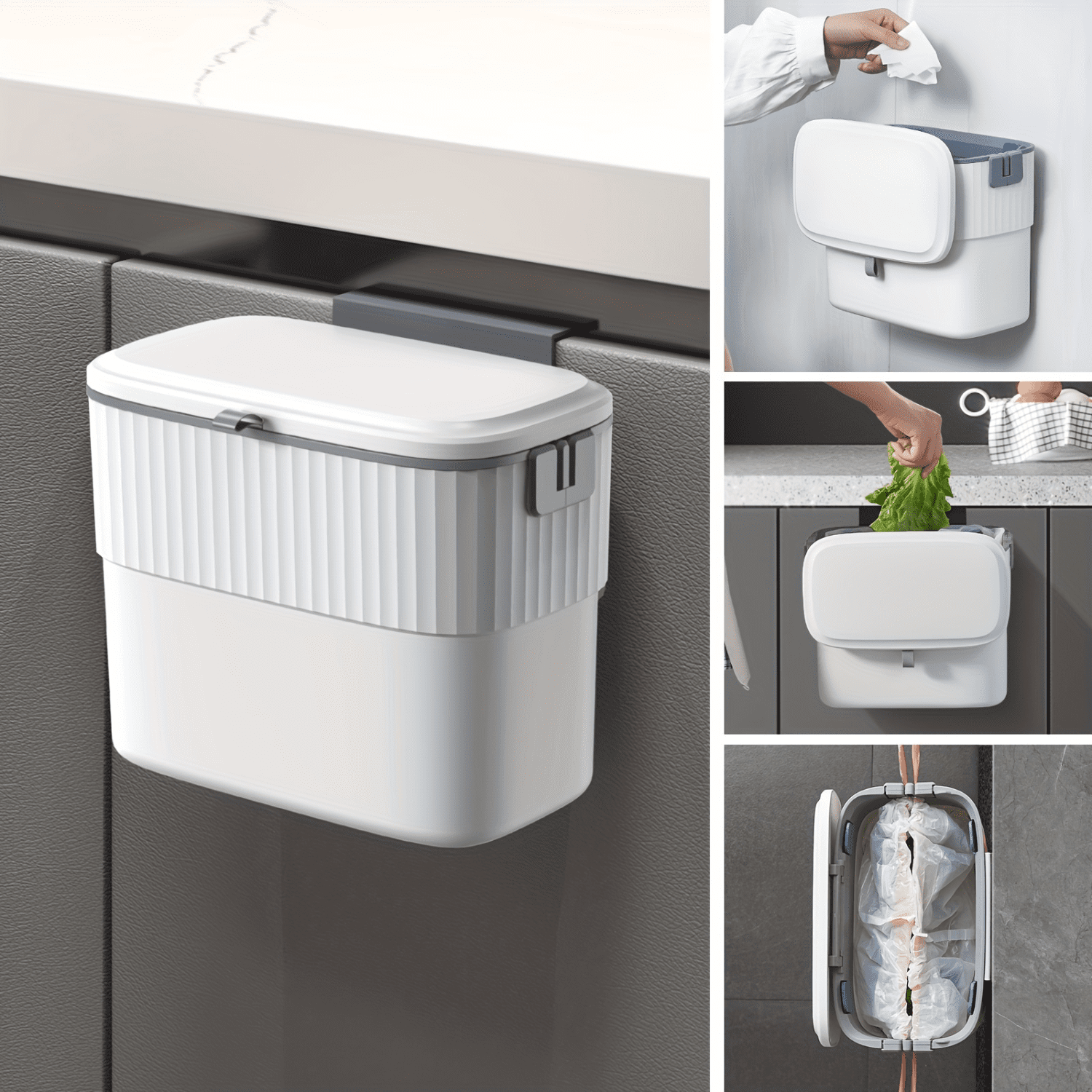 SHENZHENHFUKJ Compact ELPHECO Small Kitchen Compost Bin with Lid for ...