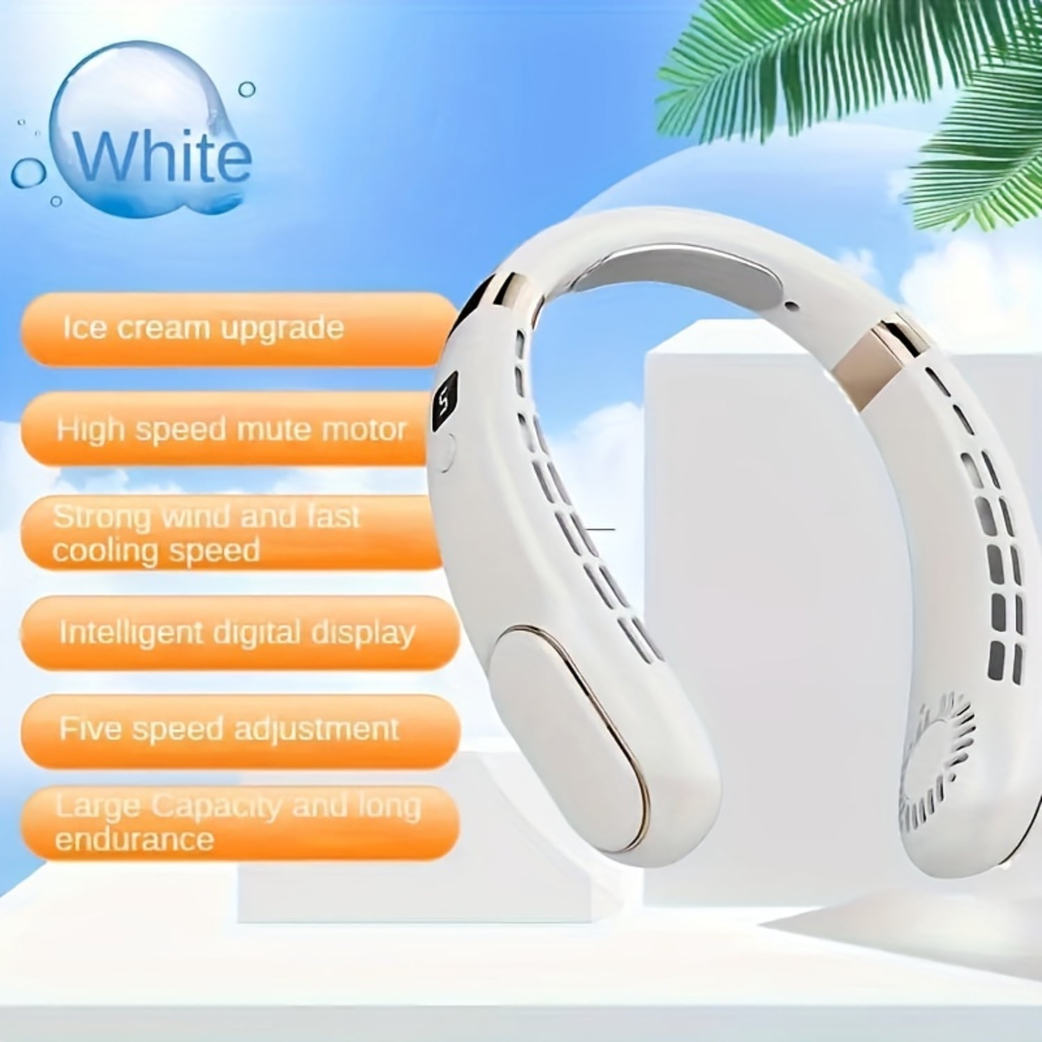 SHENZHENHFUKJ Portable Mini Personal Cooling Device with Long Battery ...