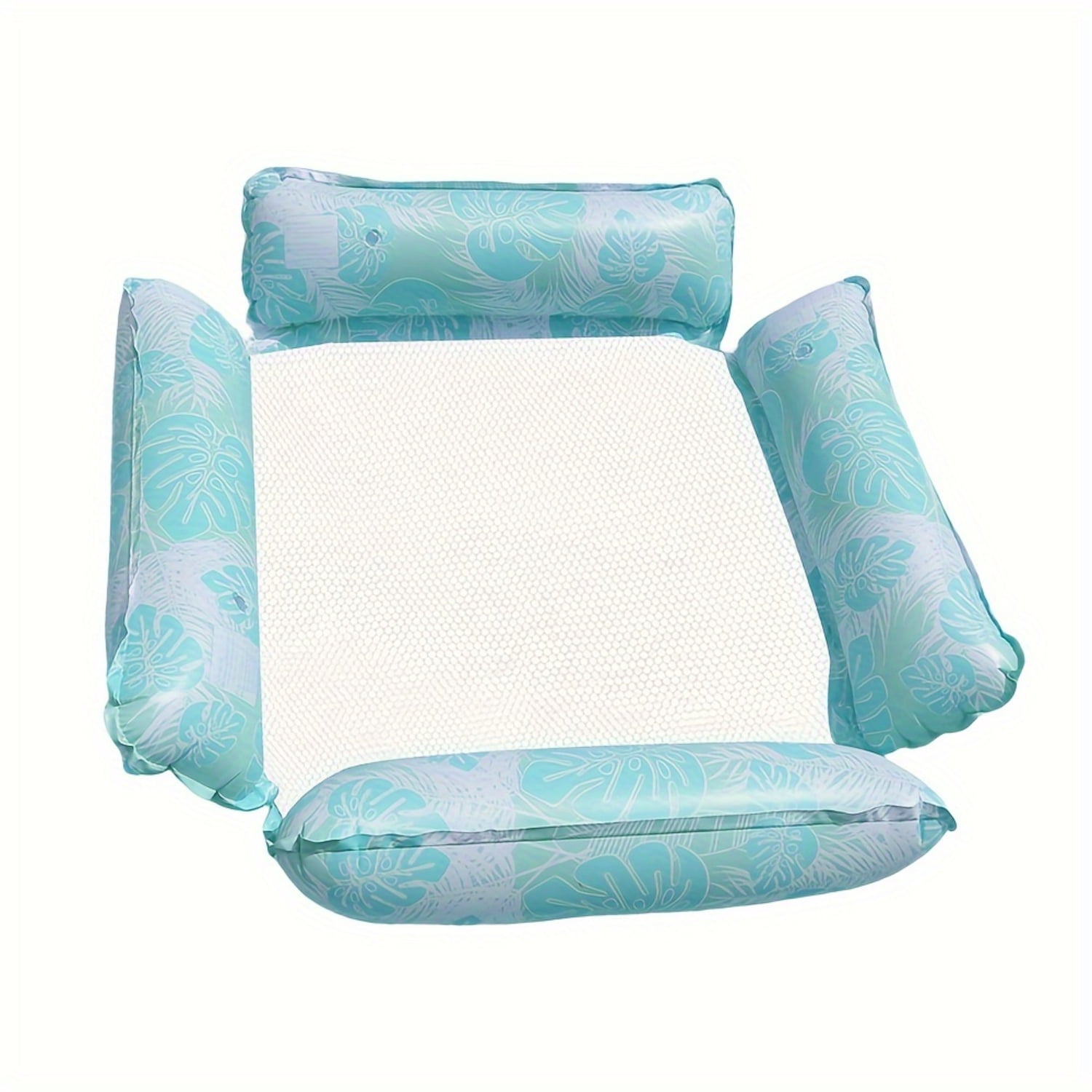 SHENZHXULIZX 1 piece Adult Inflatable PVC Pool Float - Versatile 4-In-1 ...