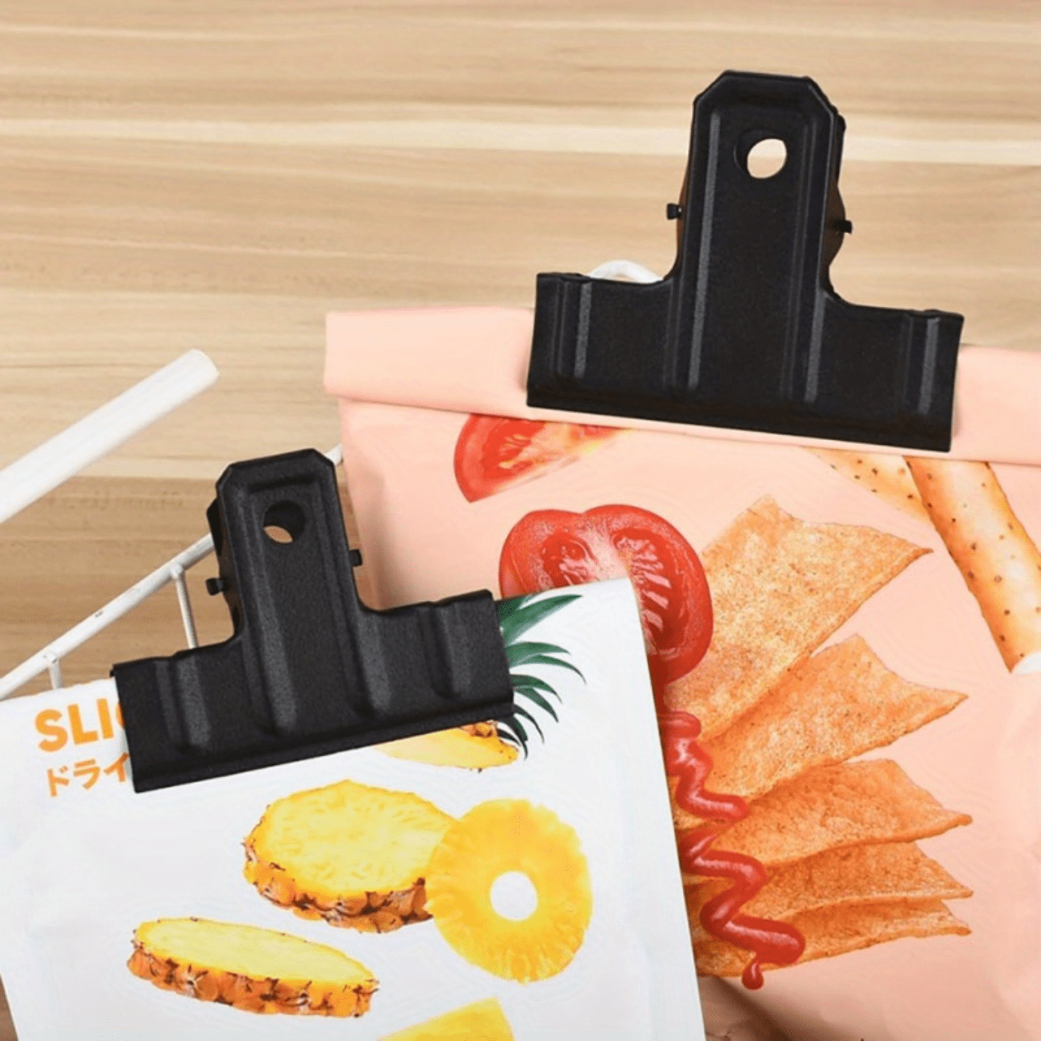 SHENZHYUSONGKJ Heavy-Duty Extra-Large Black Metal Paper Clips - Set of ...