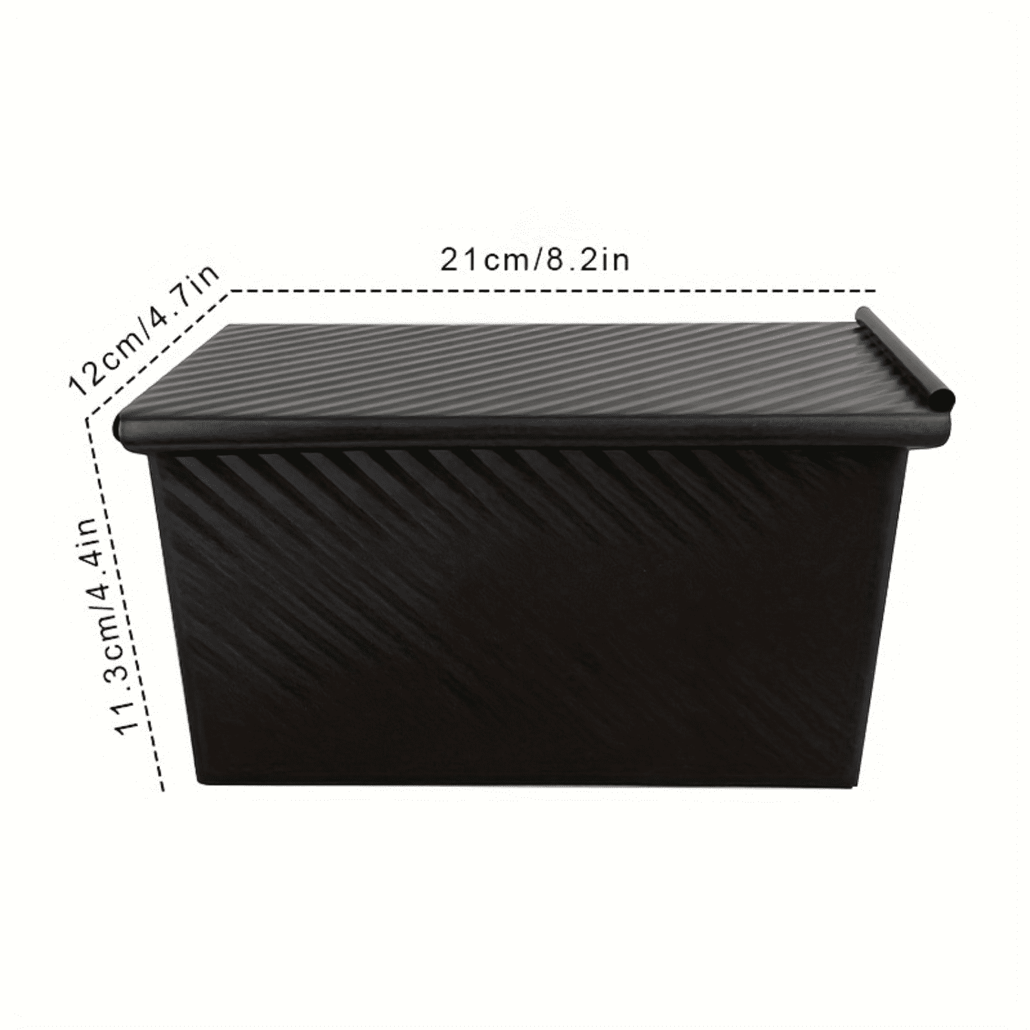 SHENZHYUSONGKJ Non-Stick Rectangular Loaf Pan with Versatile Lid for ...