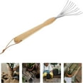 SHENZHYUSONGKJ Sturdy and Heavy Duty Garden Hand Rake - Essential Tool ...