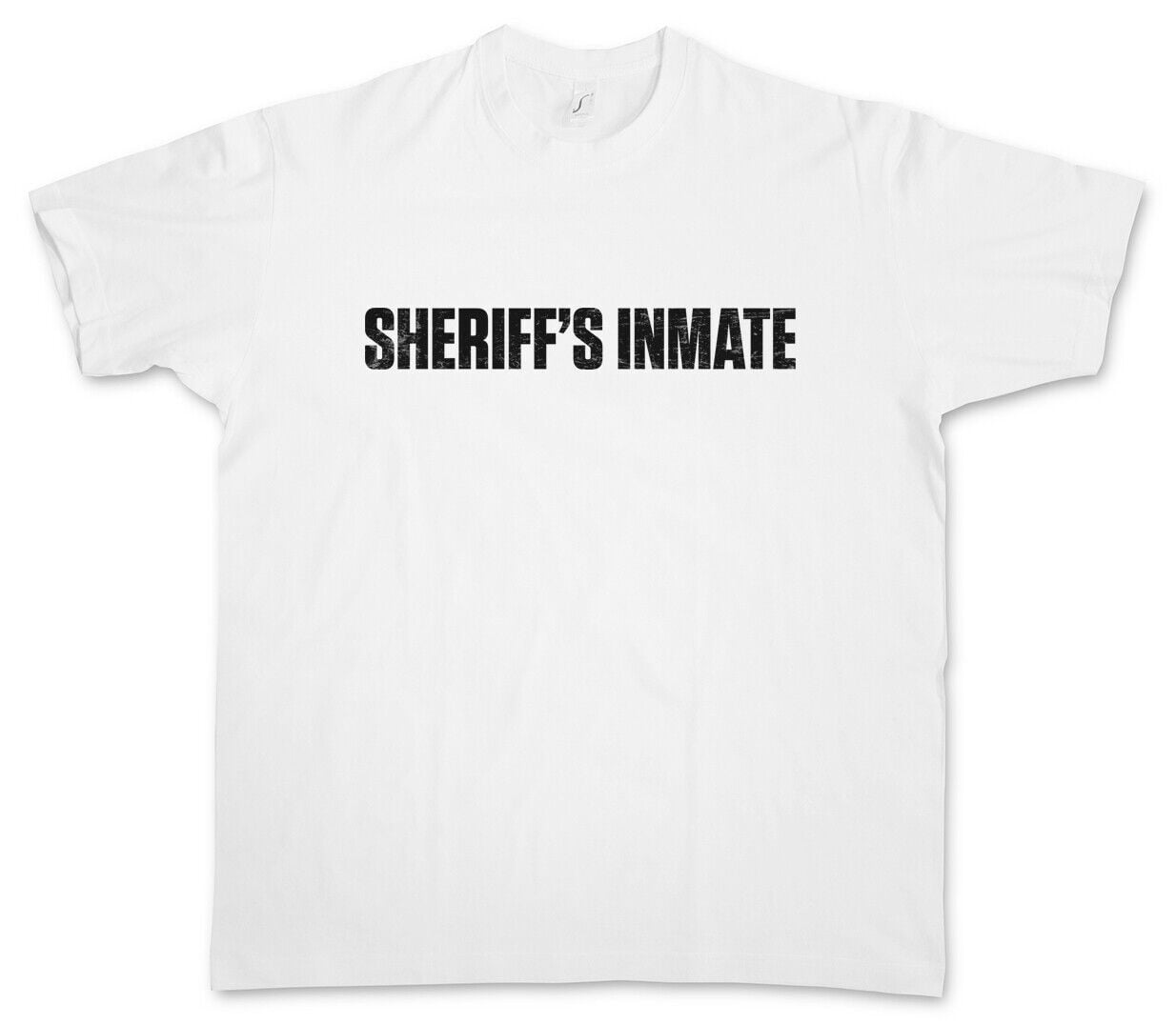 SHERIFF'S INMATE T-SHIRT Sherrif Prison Biker Thug Criminal Villain ...