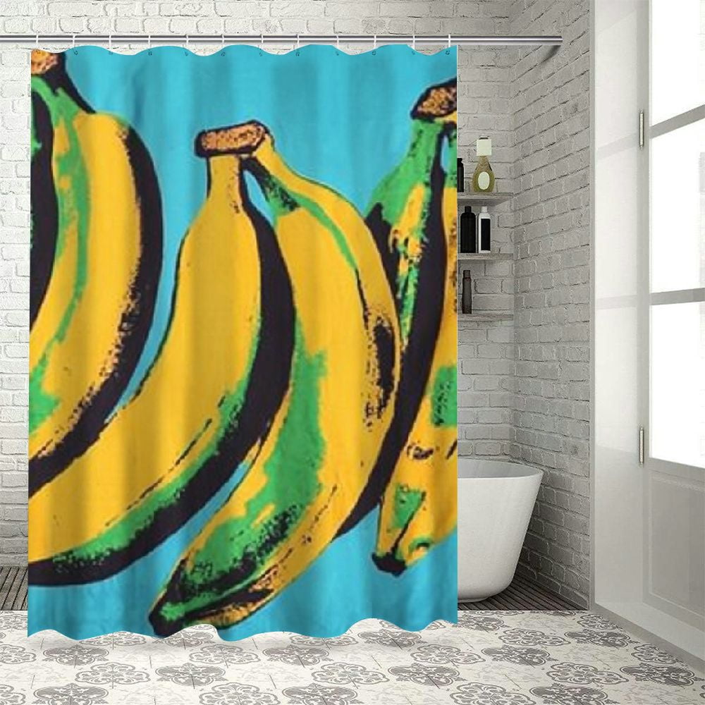 SHERONV Bananas Bathroom Decor Set with Hooks, Colorful Luxurious ...