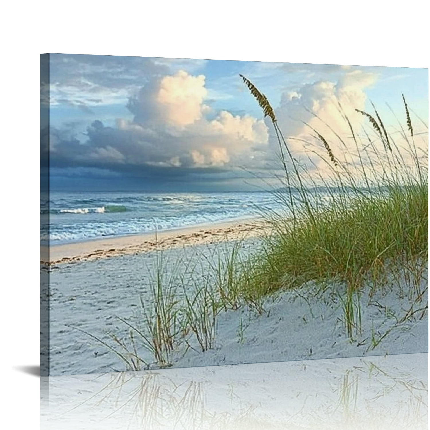 SHERONV Beach Canvas Wall Art, Ocean Pictures Coastal Art Painting ...