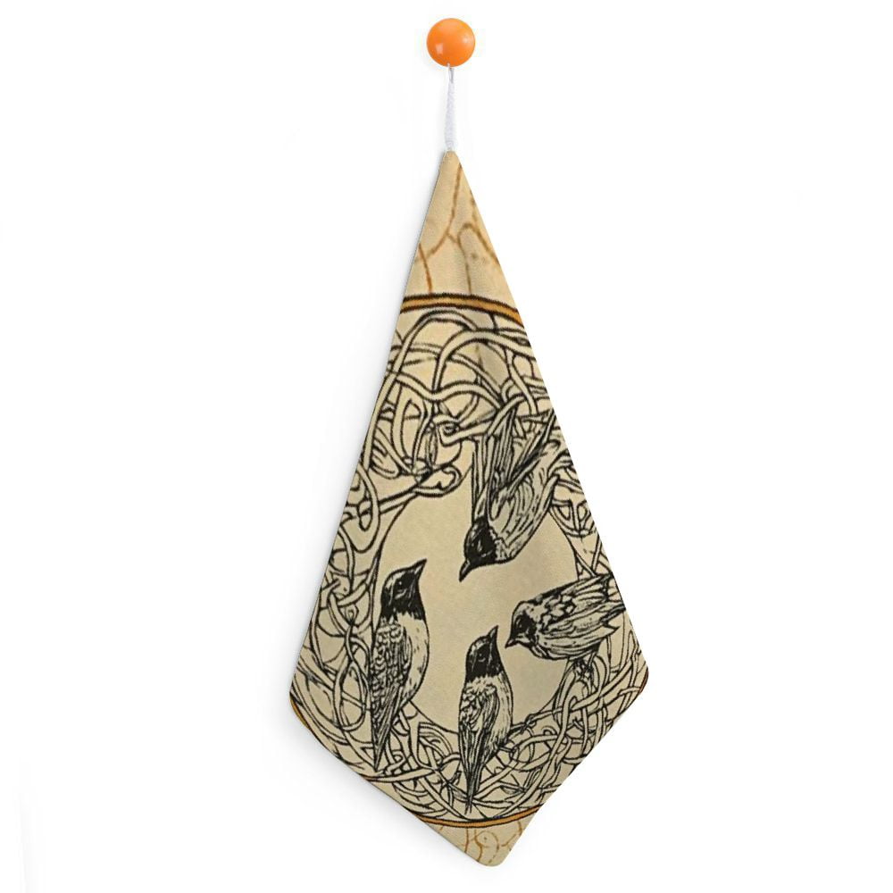 SHERONV Celtic Symbols Sun Hand Drying Towels with Loop Ultra-Fine ...