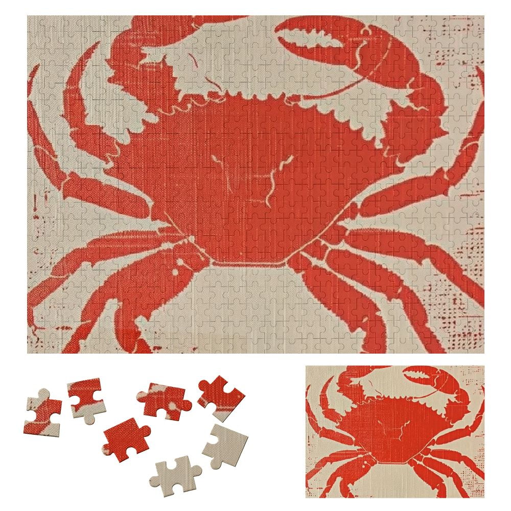 SHERONV Crab Wooden Jigsaw Puzzle Impossible Wooden Puzzles Gift for ...