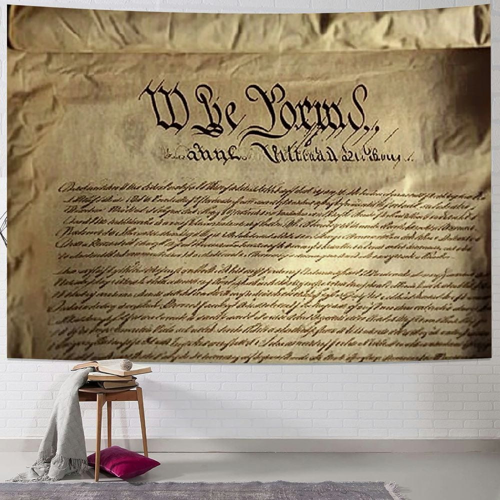 SHERONV Declaration of Independence Tapestry Wall Hanging Unique Style ...