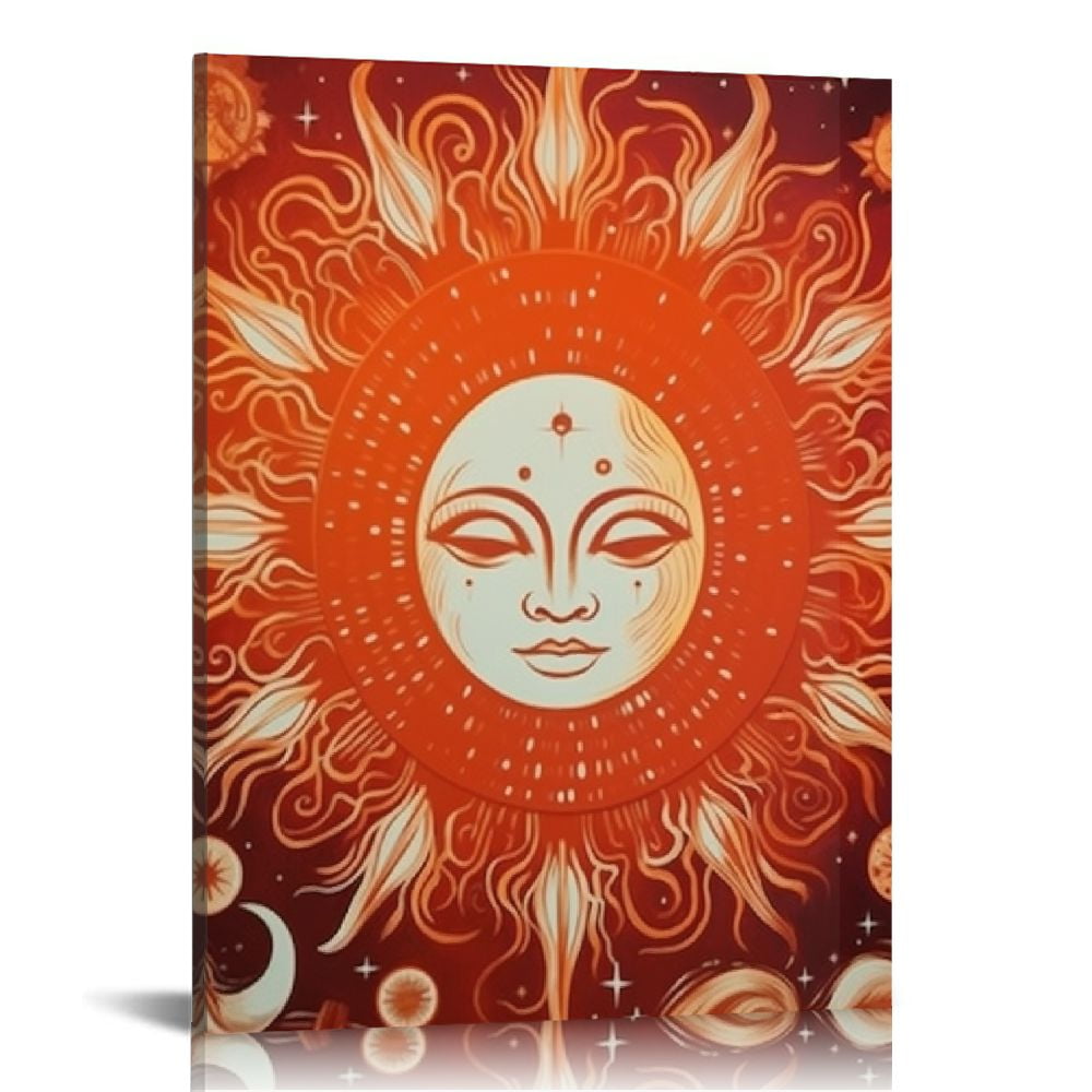 SHERONV Faces Sun Metaphysical Art Fine Art Aesthetic Poster & Print ...