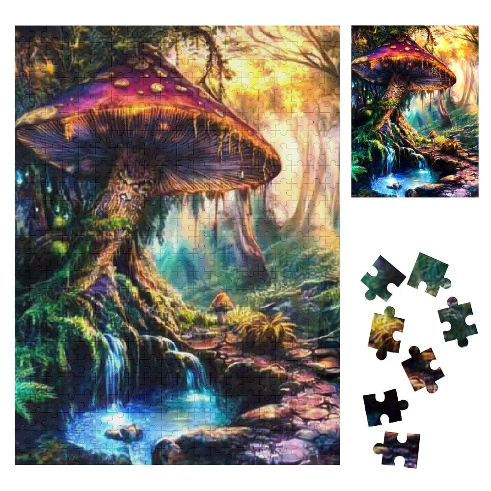 SHERONV Fantasy Art Wooden Jigsaw Puzzle Vertical Design for Adults and ...