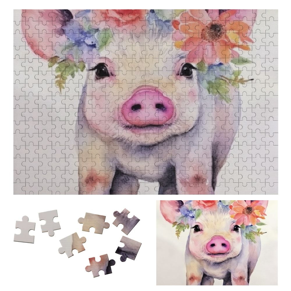 SHERONV Flower Wooden Jigsaw Puzzle Challenging Difficult Wood Puzzles ...