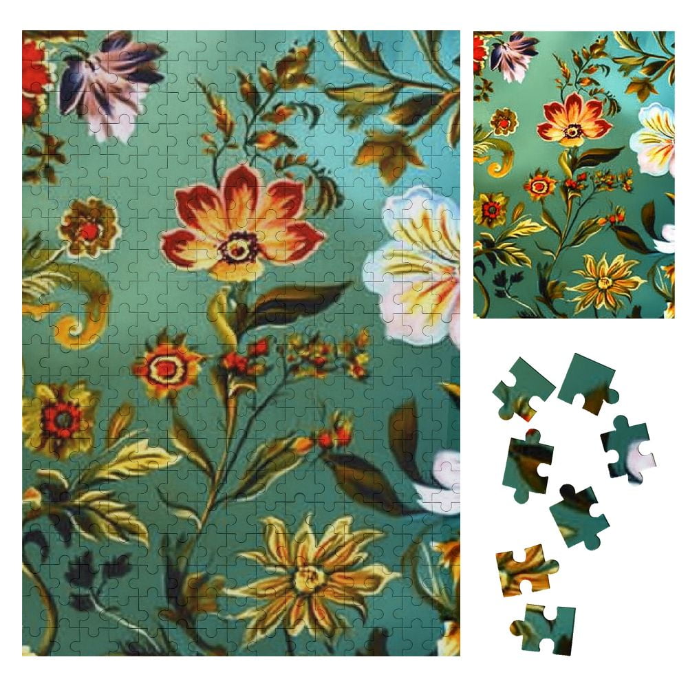 SHERONV Flowers Wooden Jigsaw Puzzle Vertical Challenging Difficult ...