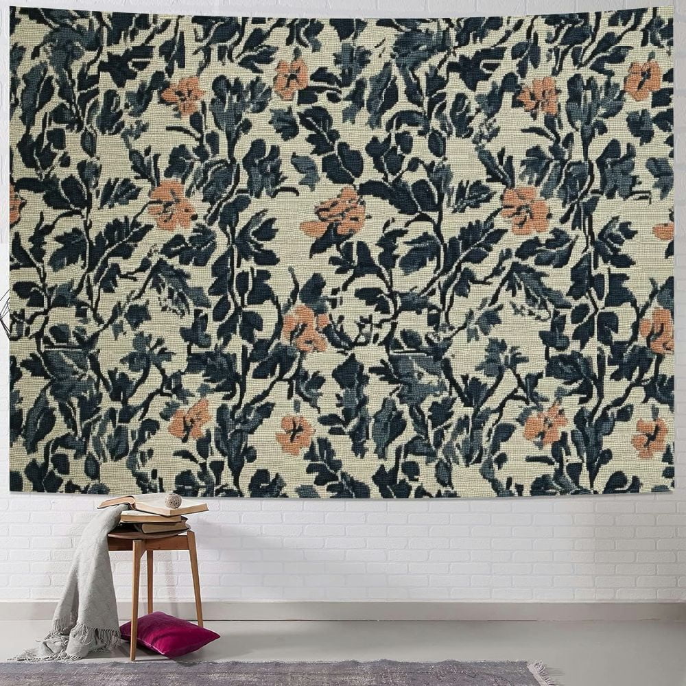 SHERONV Foliage Tapestry Wall Hanging Unique Style Graphic Tapestries ...