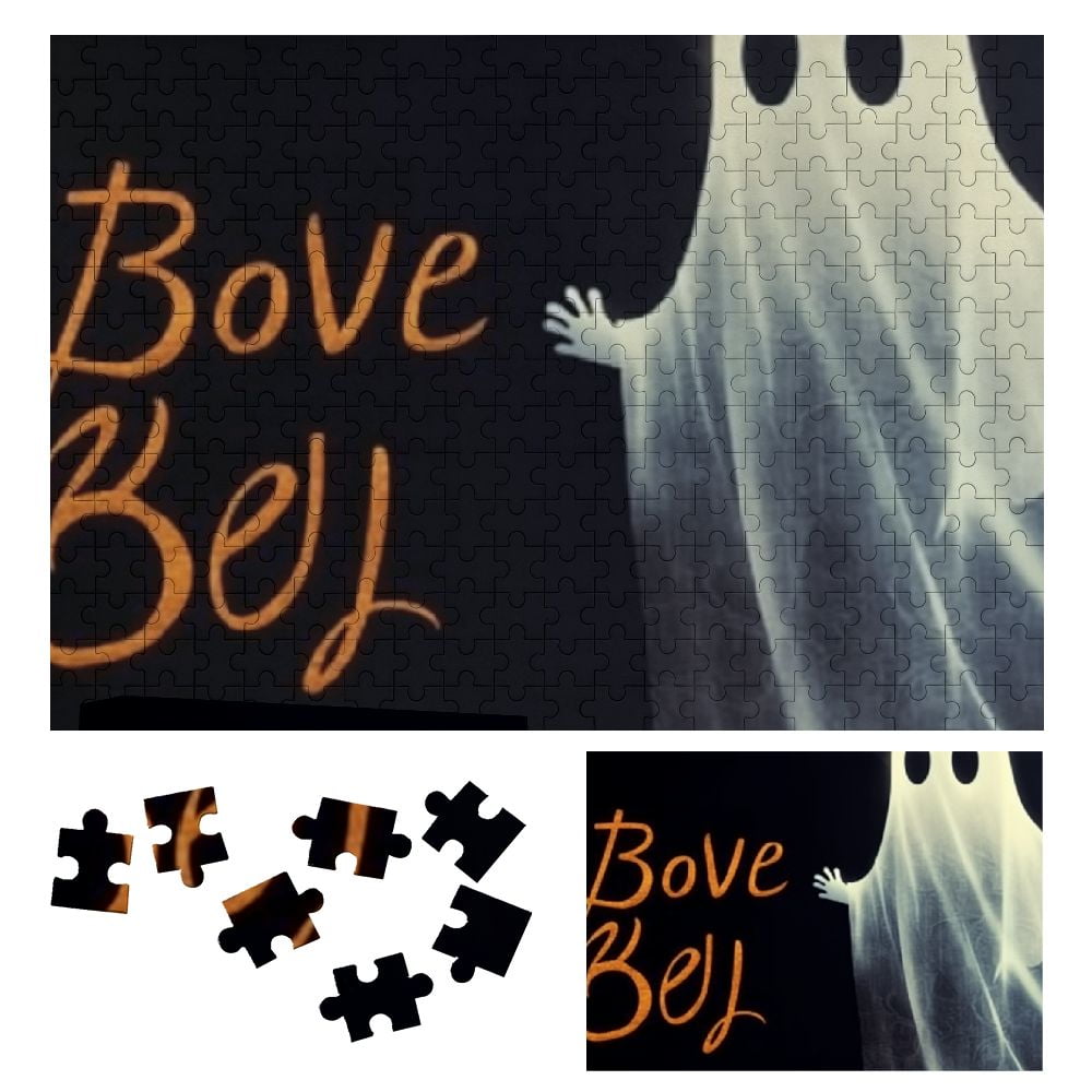SHERONV Ghost Spooky Wooden Jigsaw Puzzle Impossible Challenging ...