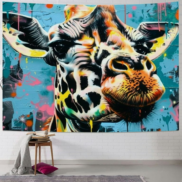 graffiti giraffe