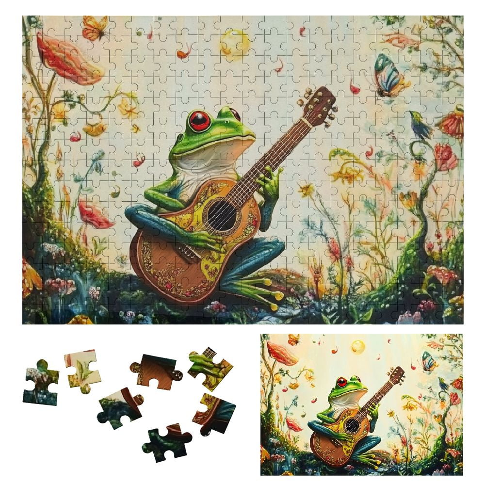 SHERONV Guitar Forest Wood Puzzle Challenging Difficult Wooden Puzzles ...