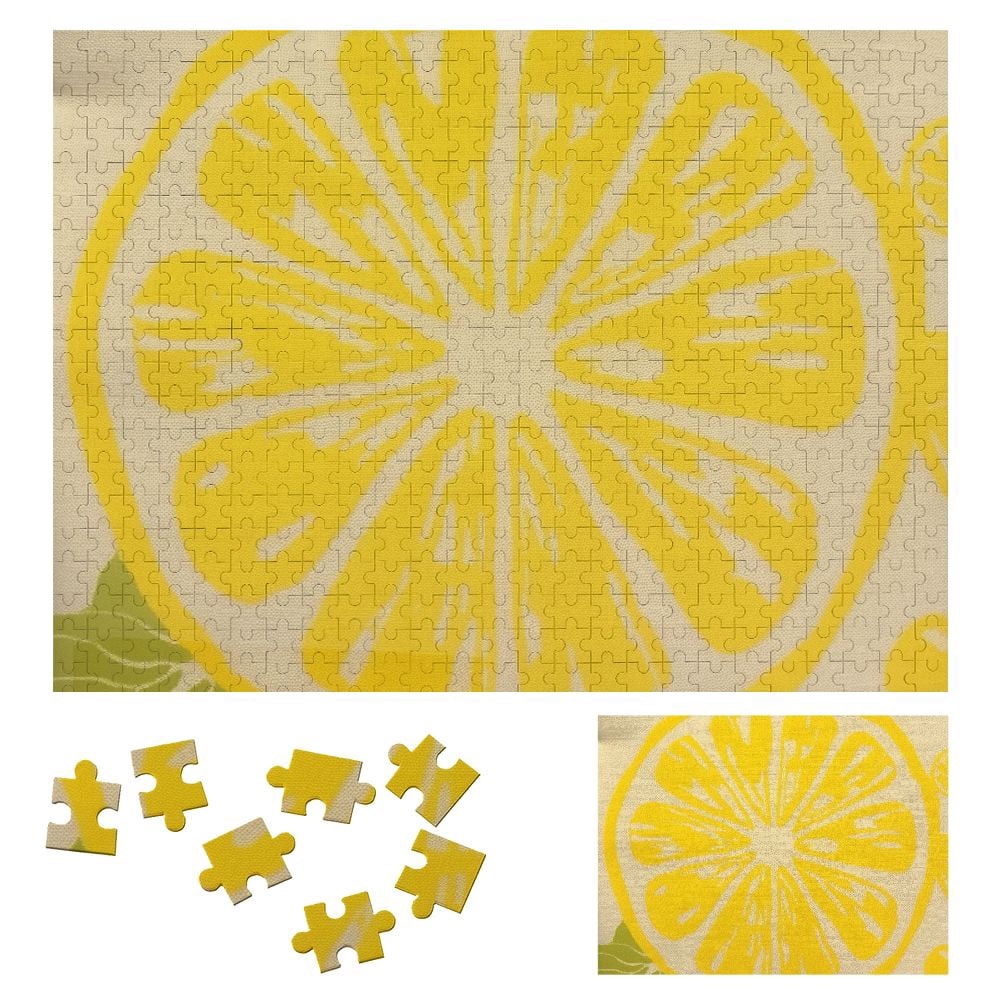 SHERONV Lemon Wooden Jigsaw Puzzle Challenging Difficult Wood Puzzles ...