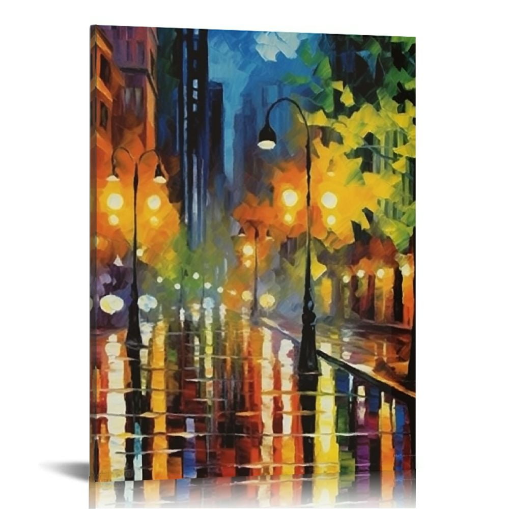SHERONV Lights Reflection Fine Art Aesthetic Poster Print Wall Painting ...