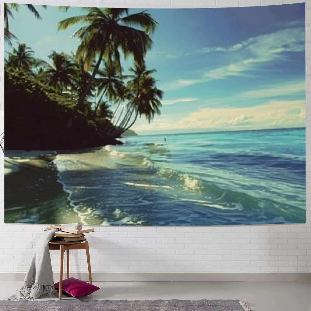 SHERONV Palm Trees Tapestry Wall Hanging Unique Style Graphic ...