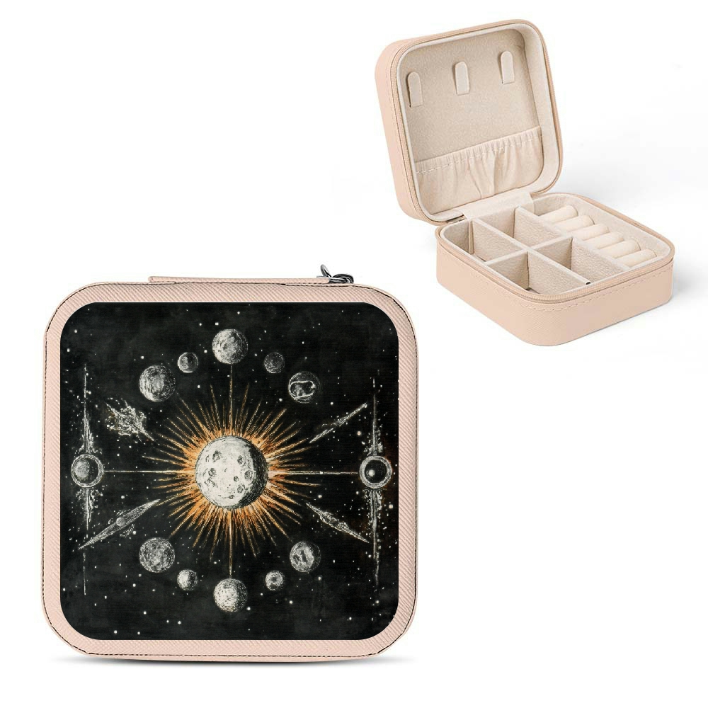 SHERONV Planets Sun Jewelry Box for Mother's Day Gifts, Compact Storage ...
