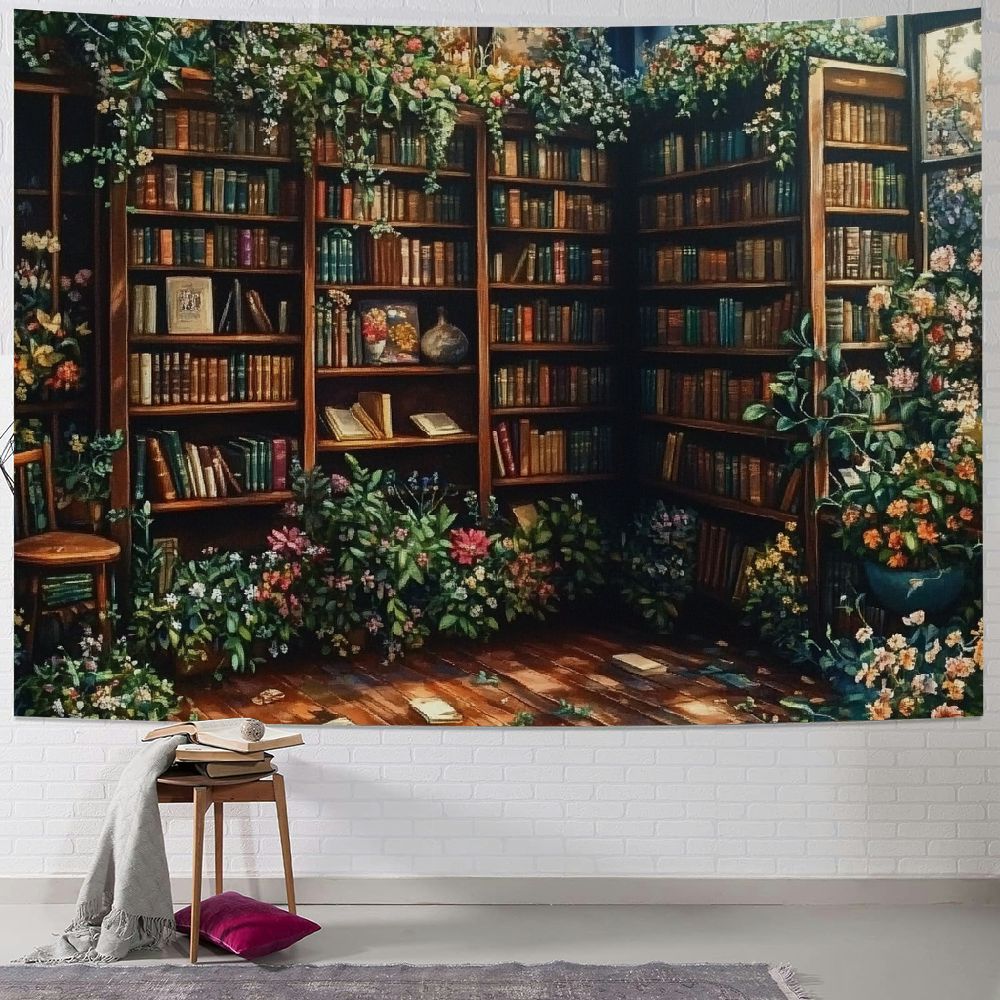 SHERONV Plants Tapestry Wall Hanging Unique Style Graphic Tapestries ...