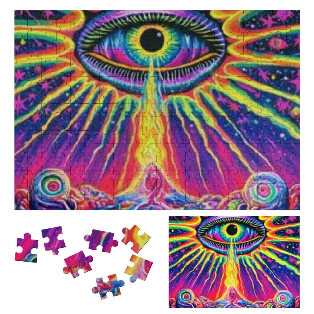 SHERONV Psychedelic Art, Alex Grey Wooden Jigsaw Puzzle - Impossible ...