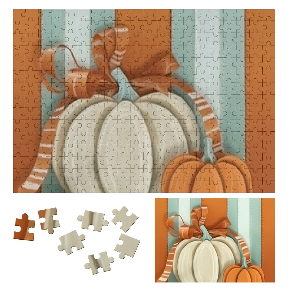 SHERONV Pumpkin Wooden Jigsaw Puzzle for Adults and Kids - Gift for ...