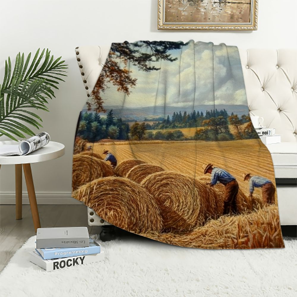 SHERONV Retro Train Throw Blanket,Last Century Steam Train Fleece ...