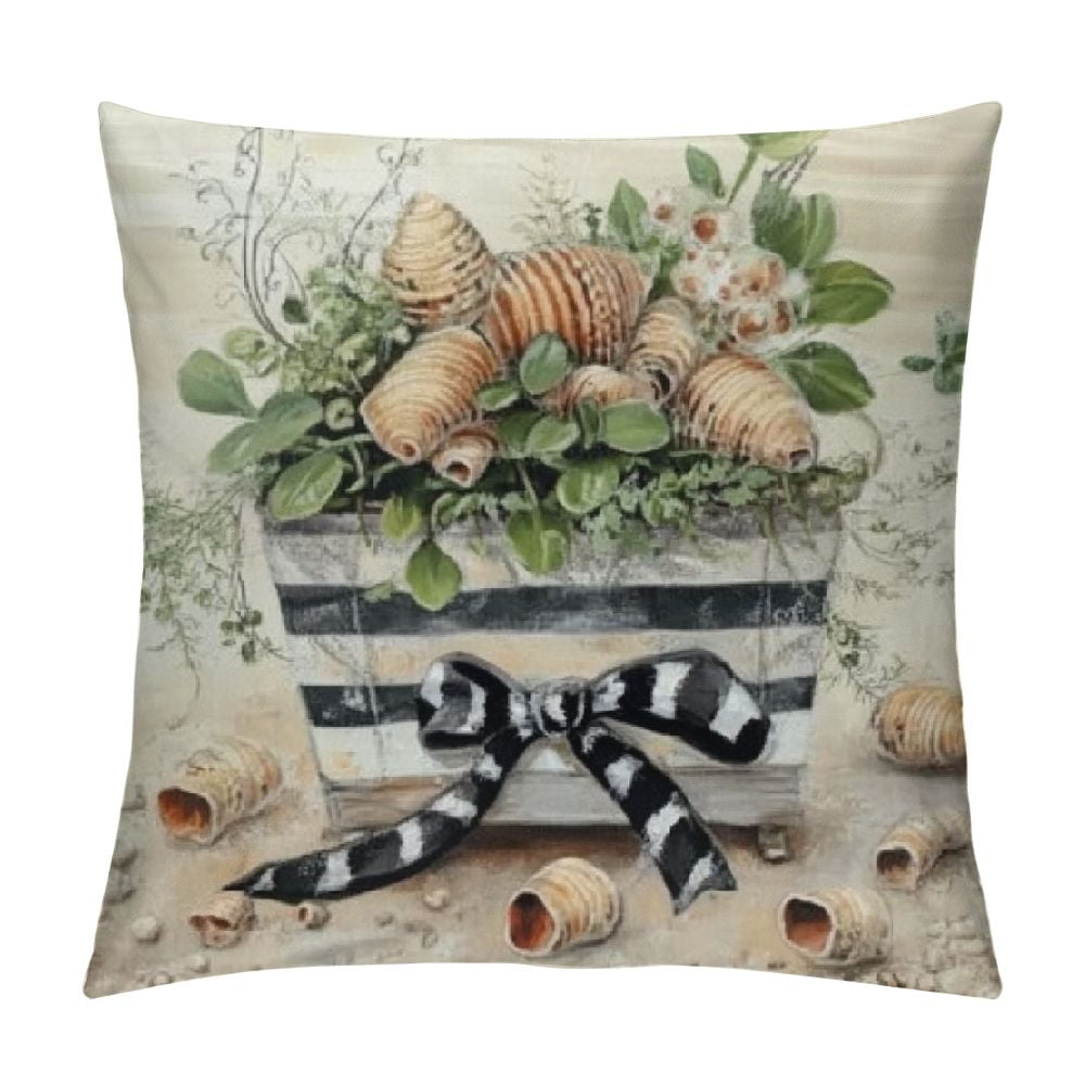 SHERONV Starfish Sweet Home Throw Pillow Covers Set Summer Pillow Covers Bless Home Decor Truck ...