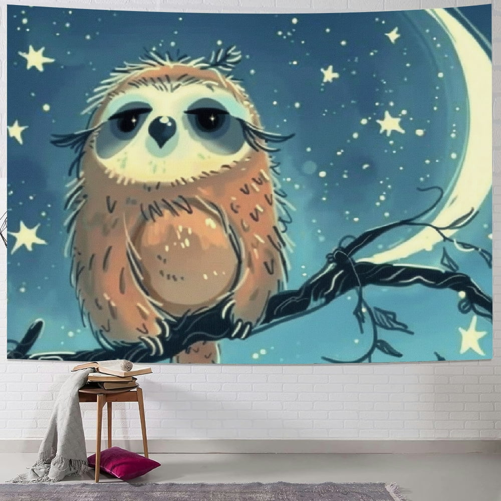SHERONV Starry Sky Tapestry Wall Hanging Unique Style Graphic ...