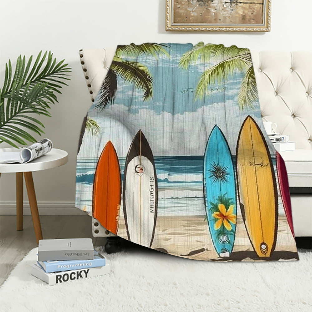 SHERONV Summer Surfboard Parabolic Blanket Plush Toy Boys Girls Teen ...