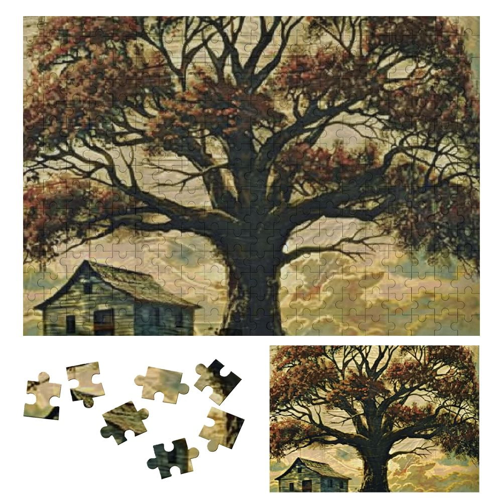 SHERONV Tree Wooden Jigsaw Puzzle Challenging Difficult Wood Puzzles ...