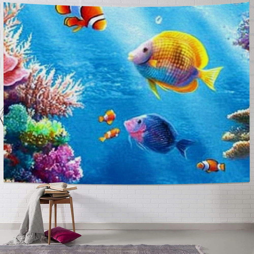 SHERONV Underwater World Tropical Fish Coral Ocean Theme Summer ...