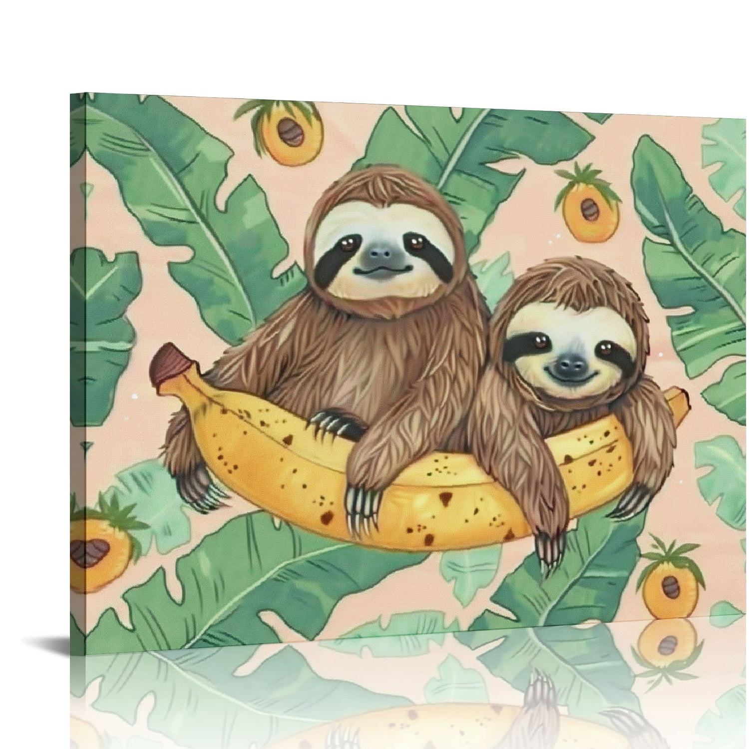 SHERONV Wall art decorative painting Poster Aesthetic cute sloth ...
