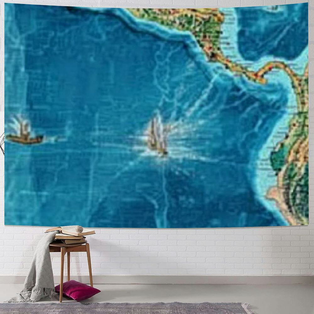 SHERONV World Map Countries Cities Tapestry Wall Hanging Unique Style ...