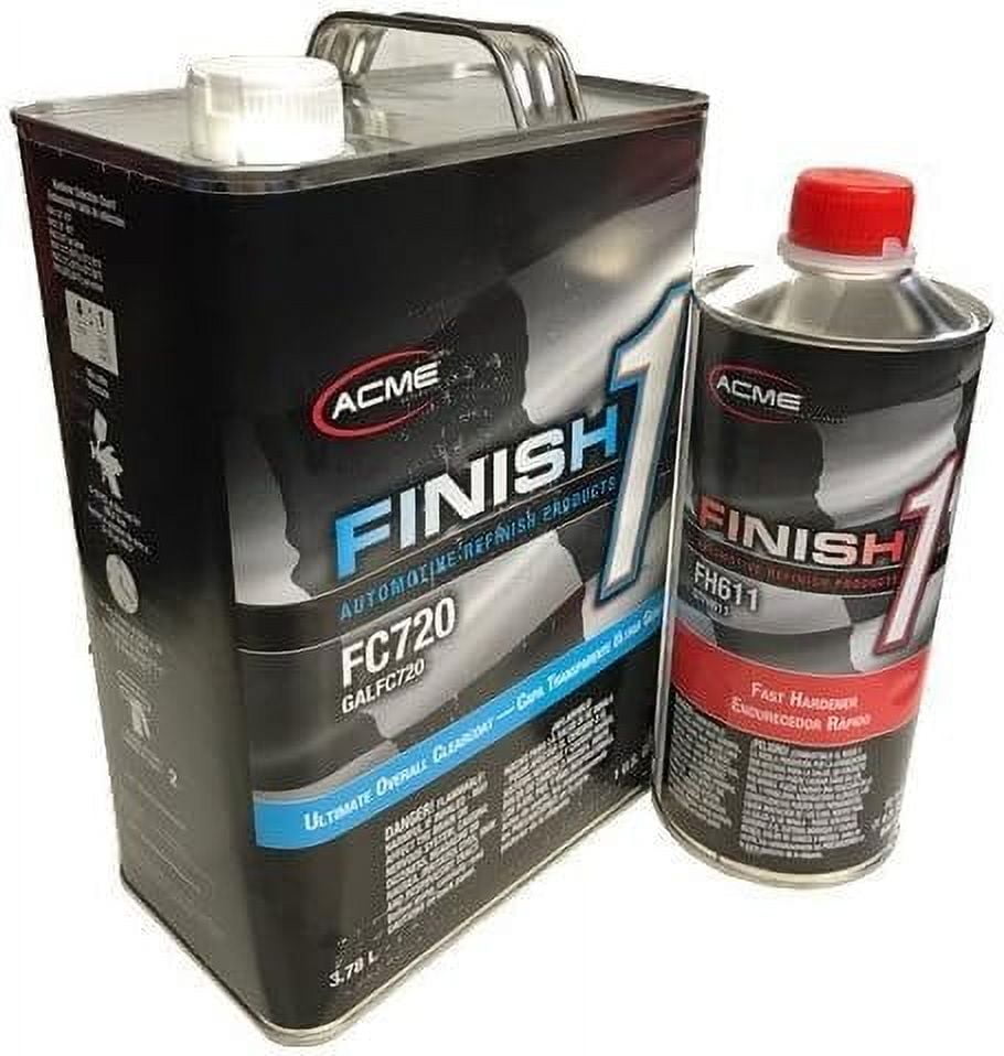 SHERWIN WILLIAMS Finish 1 Ultimate Overall Clearcoat, FC720, 1GAL /with ...