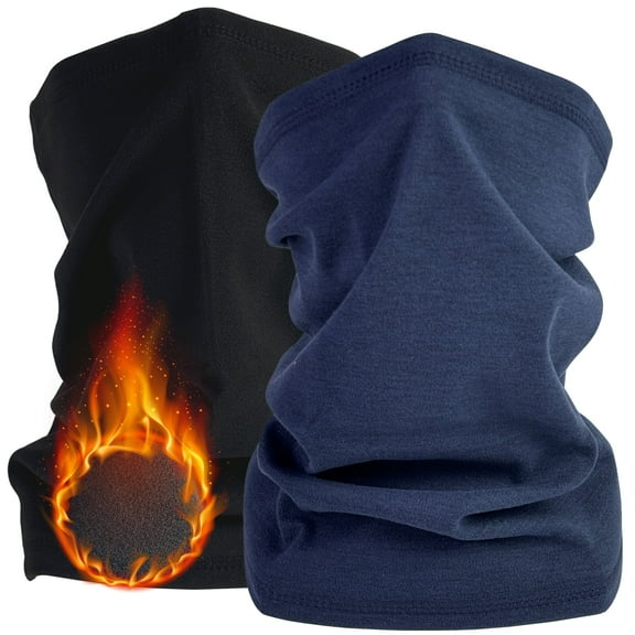 CaiYueKe Warm Knitted Hat Scarf Mask Set for Women Winter Fleece Lined ...