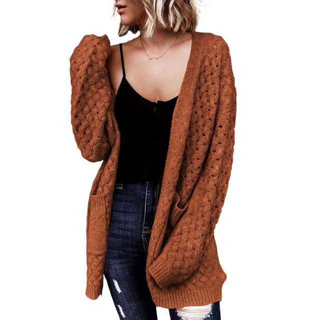 SHEWIN Oversized Cardigan Sweaters for Womens Cardigans Open Front Long ...