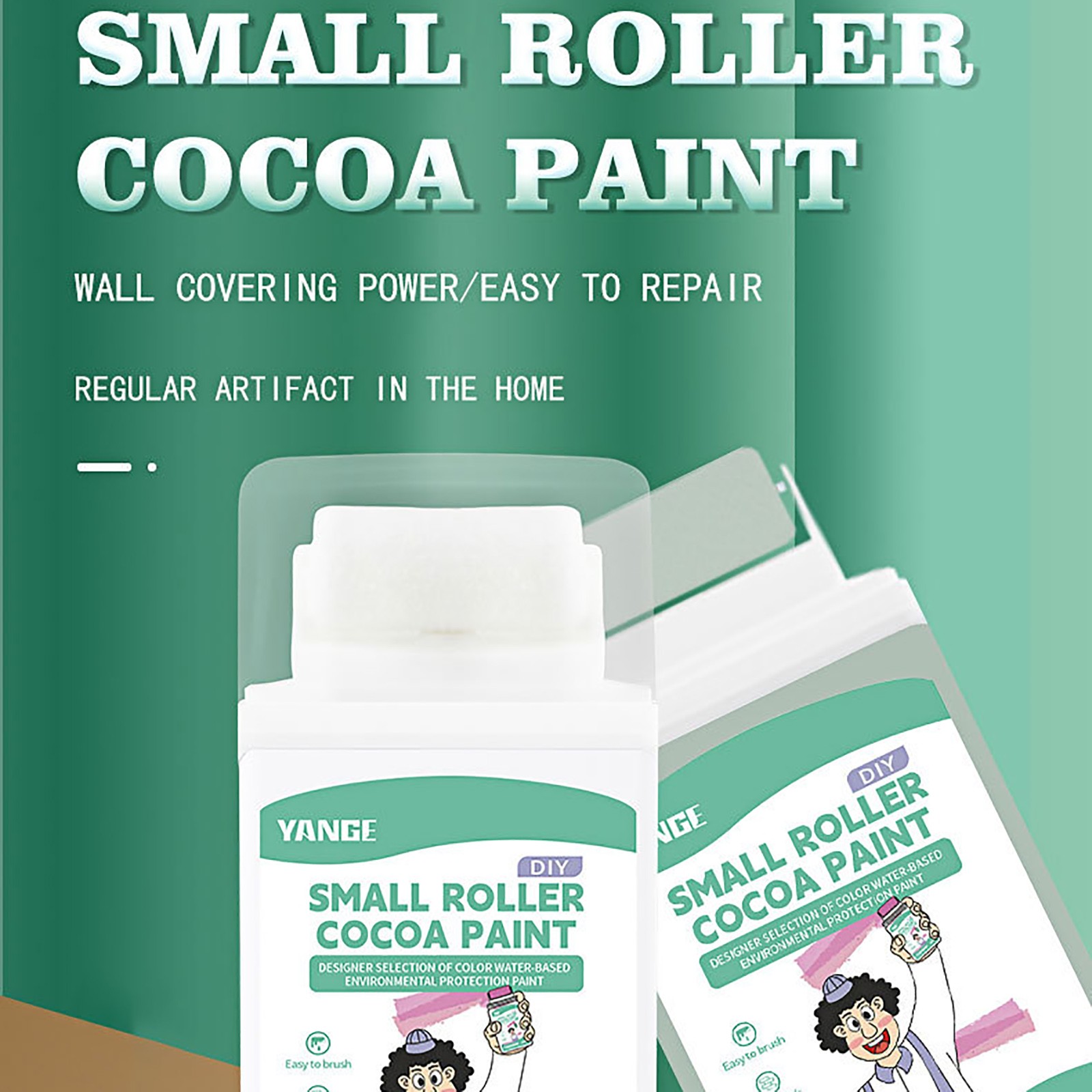 SHEYAGN Small Roller Wall Patching Brush Wall Repair Paste Roller for ...