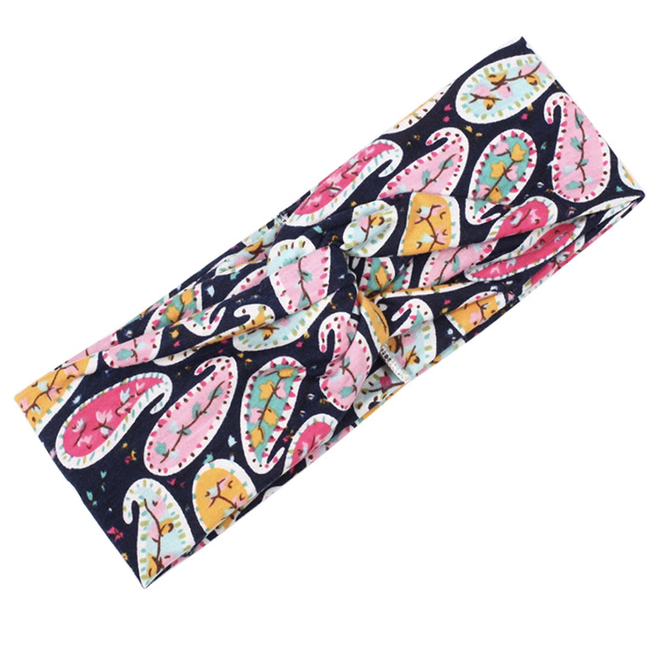 SHEZEMAO Women Beach Headbands Bohemian Headbands Girl Print ...